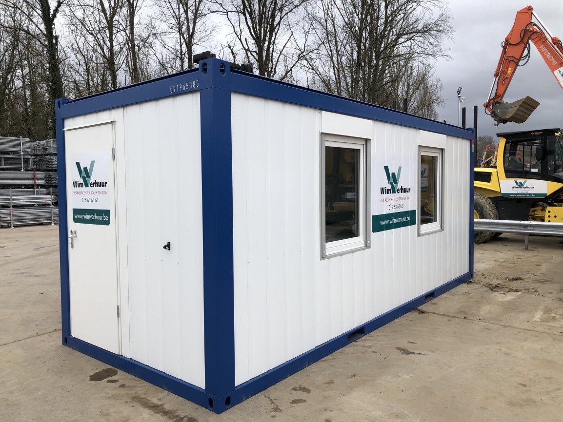Bureelcontainer huren? Snel en makkelijk via onze website! | Wim Verhuur