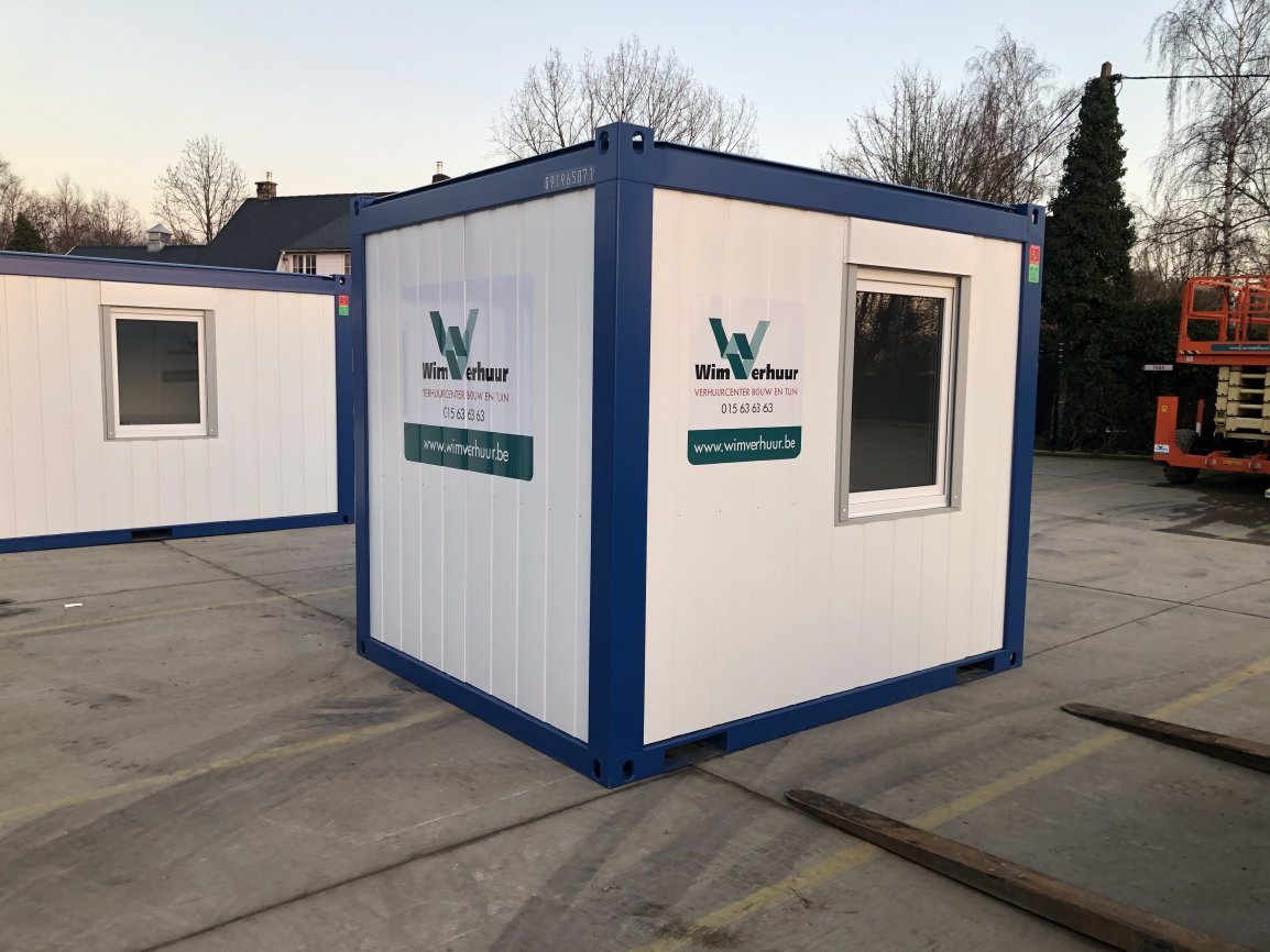 Bureelcontainer huren? Snel en makkelijk via onze website! | Wim Verhuur