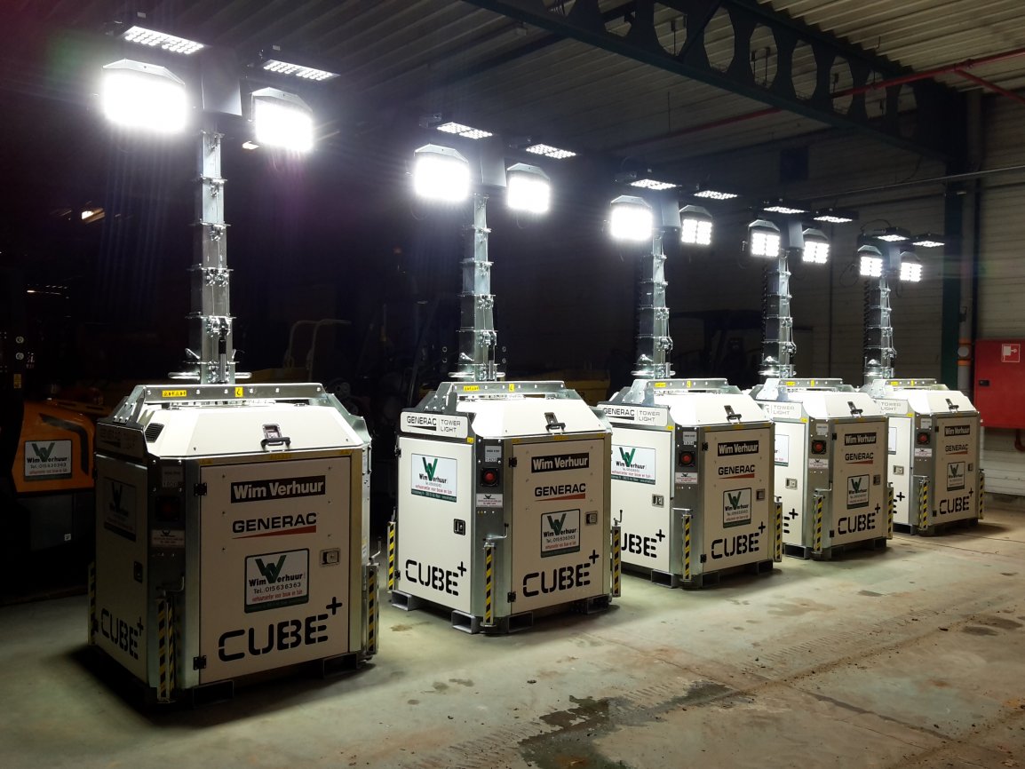 Lichtmast Cube LED verlichting huren? Snel en makkelijk via onze ...